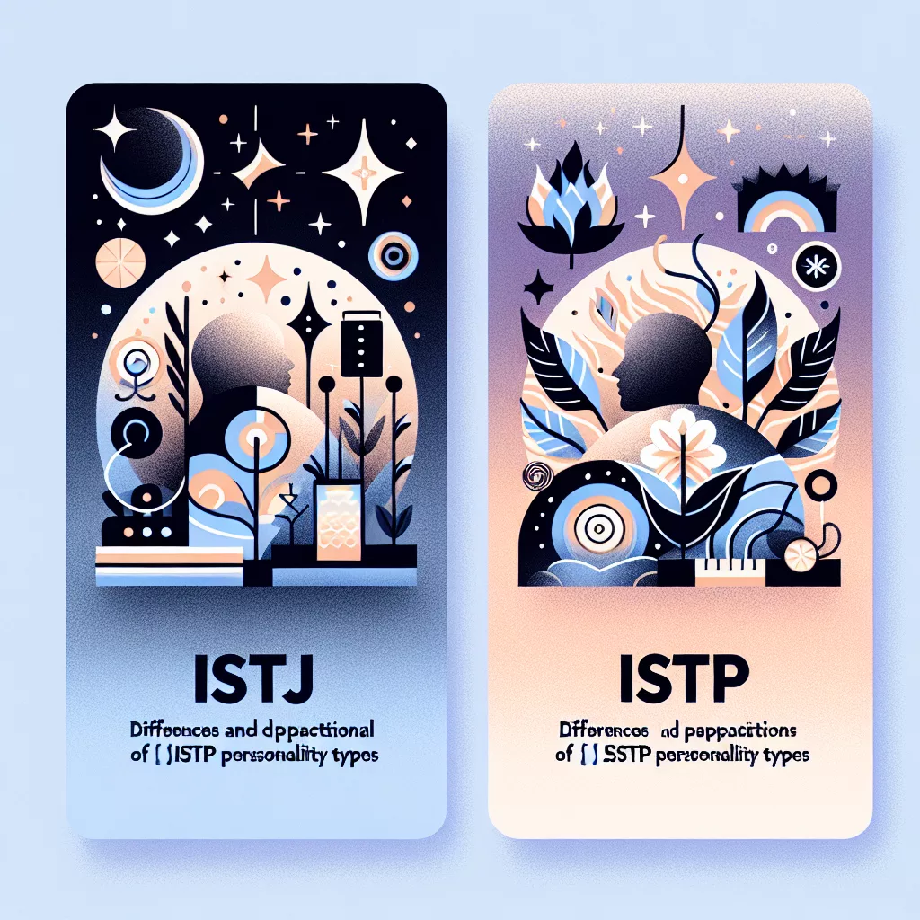 ISTJ와 ISTP: 성격 유형의 차이점과 실생활 적용법 | 테스트모아